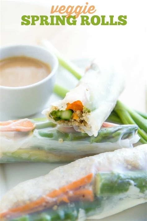 Veggie Spring Rolls With Kamikoto Happy Food Healthy Life