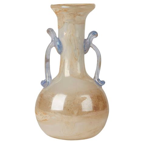 Italian Murano Gino Cenedese Signed Swirl Design Blue Art Glass Vase At