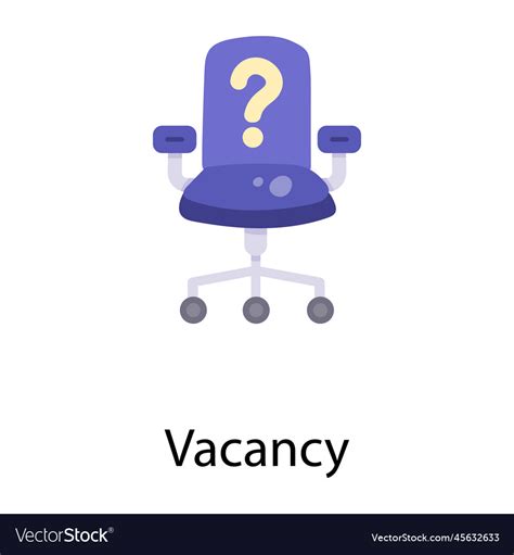 Vacancy Royalty Free Vector Image Vectorstock