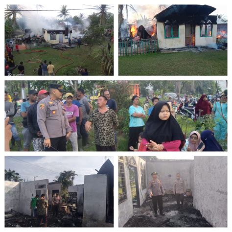 Listrik Korslet 2 Rumah Di Pagar Merbau Ludes Terbakar Rubis Id