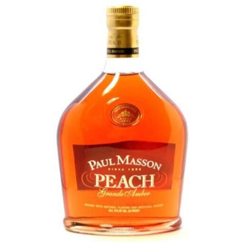 Paul Masson Grande Amber Peach Brandy 750ml Liquor Store Online