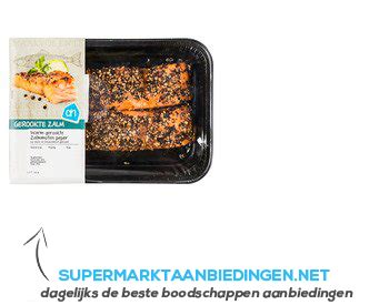 AH Warm Gerookte Zalmmoot Peper Supermarkt Aanbiedingen