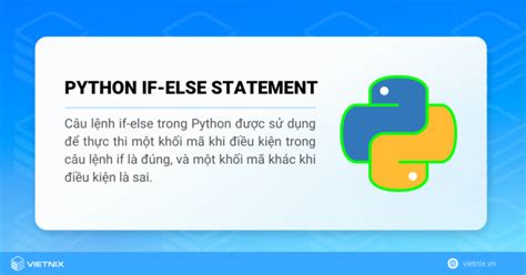 Lệnh If Else Trong Python Là Gì Ví Dụ Và Các Câu Lệnh
