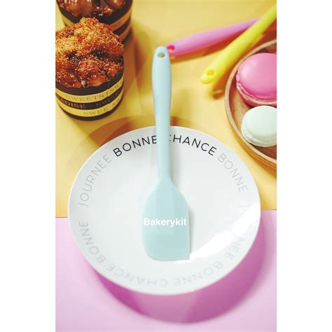 ไม้พายซิลิโคนเล็ก ทนความร้อน กวนซอส กวนครีม สีพาสเทล Shopee Thailand