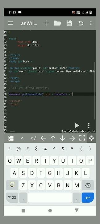 Set Method Innertext Javascript L Html Shorts Java Method Javascript Inner Set