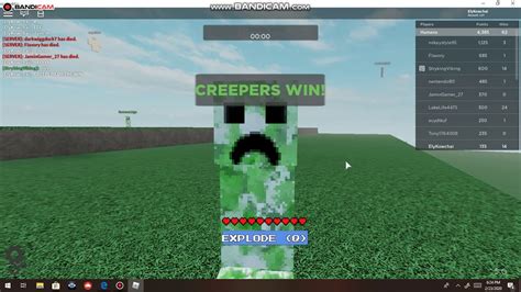 Roblox Creeper Chaos Youtube