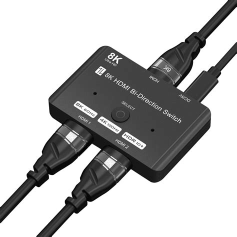 Hdmi 21 Bi Directional Switch Ultra Hd 8k Hdmi Switcher 2