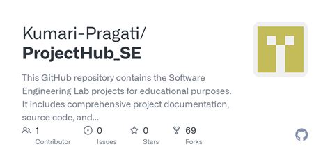 GitHub Kumari Pragati ProjectHub SE This GitHub Repository Contains The Software Engineering