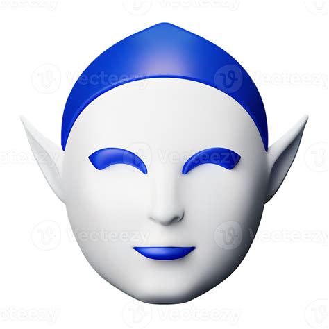 Elf Face 3d Rendering Icon Illustration 29351881 Png