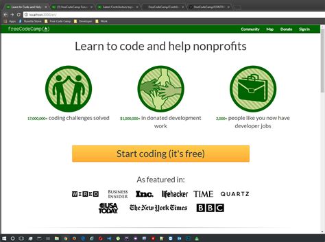 Logging Into Local Freecodecamp Installation With Passwordless Authentication Contributors