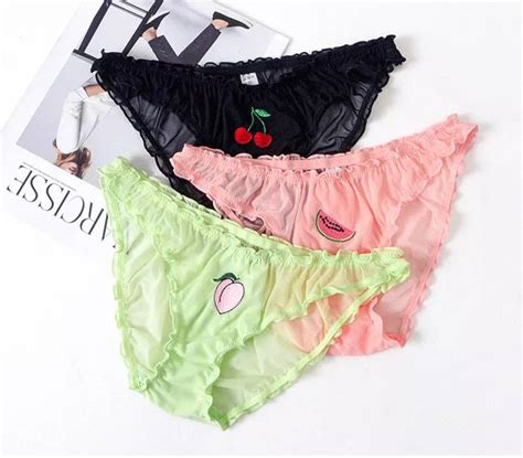 Lindo Tanga Bordada Lencería Kawaii Mujer Rosa Bragas De Etsy España