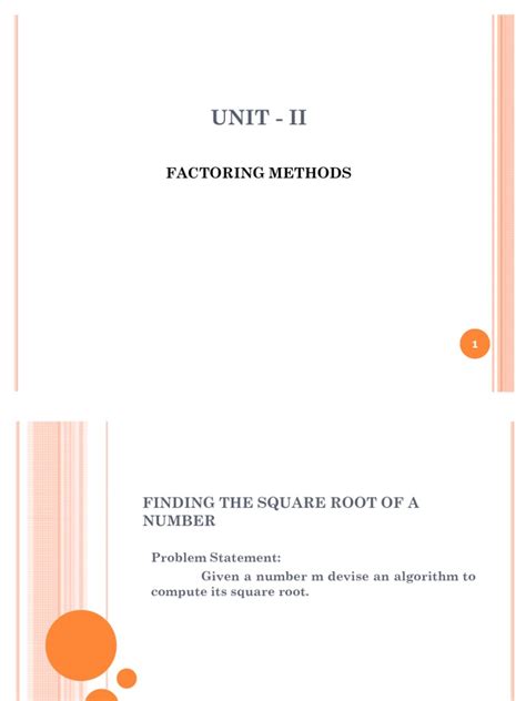 Pdf Factoring Methods Dokumen Tips