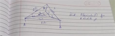 Solved Find R Equivalent For AB Chegg Com