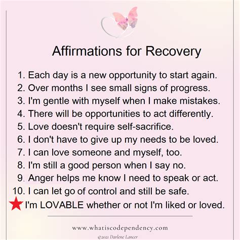 Affirmations For Codependency Recovery By Darlene Lancer Becoming You Jan 2022 Medium