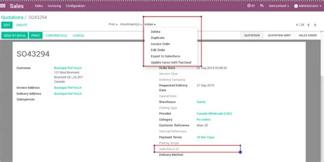 Odoo Salesforce Connector Pragmatic Techsoft