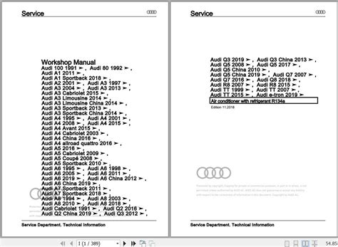 Audi A6 1997 2005 4b 4b2 4b4 4b5 4b6 4bh Workshop Manual Auto