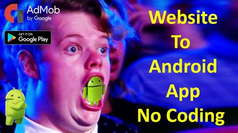 convert website to android app in 6 minutes without coding youtube