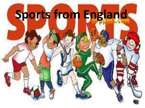 Sports From England History