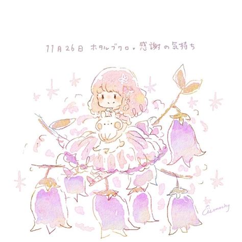 ホタルブクロ 蛍袋 チョウチンバナ 提灯花 の花言葉11月26日の誕生花フリーアイコン配布 momochyのおうち