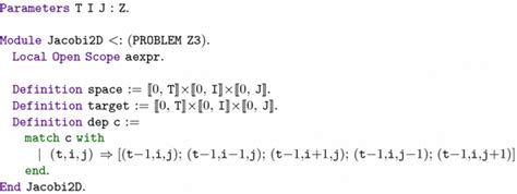 Coq Representation Of The Two Dimensional Jacobi Stencil Download