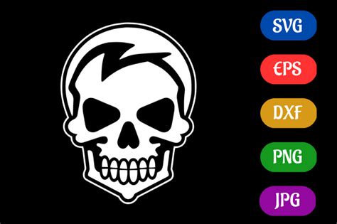 Skull Quality Dxf Icon Cricut Graphic By Creative Oasis · Creative