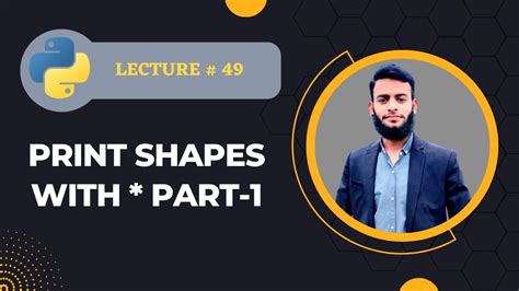 49 Printing Shapes Part 1 Python Nested Loops Python Course For Absolutely Beginners