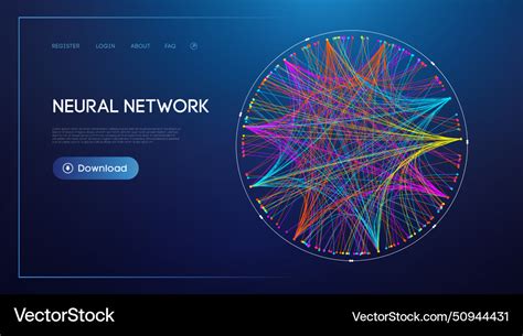 Neural Network Lines Digital Technology Background