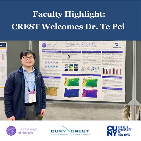 Faculty Highlight Crest Welcomes Dr Te Pei Cuny Remote Sensing