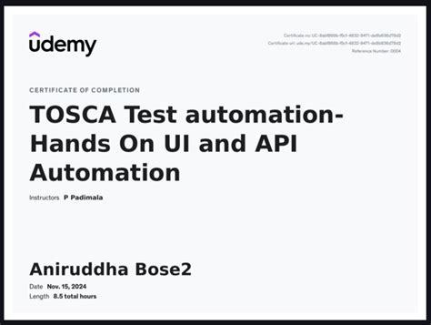Aniruddha Bose On Linkedin Tosca Automation Test