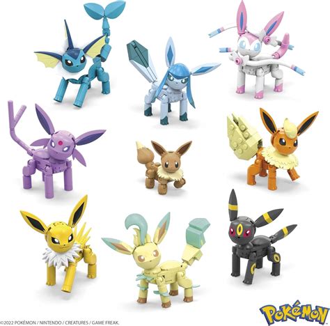Buy Mega Pokémon Every Eevee Evolution Toy Building Set Vaporeon