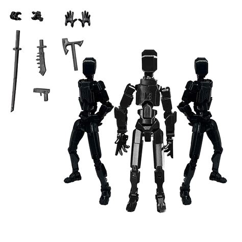 Dfutuy Multi Pc Assembled T13 Action Figure And Accessories Dummy T13