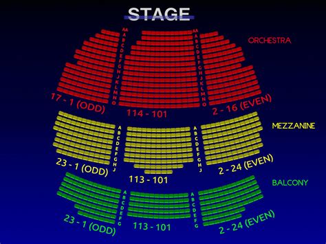 Lyceum Theatre Nyc Seating Chart Ponasa