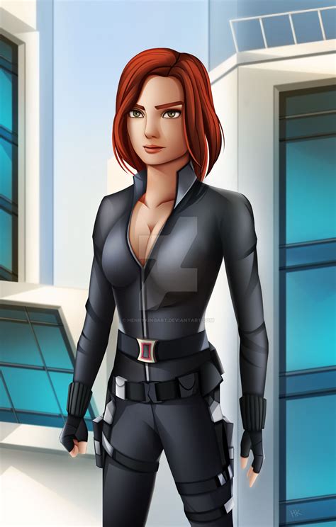 Black Widow By Henrykingart On Deviantart