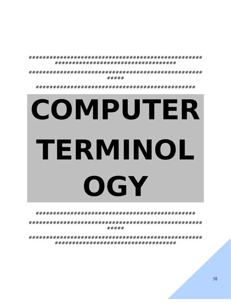 Computer Terminology Pdf Operating System Internet