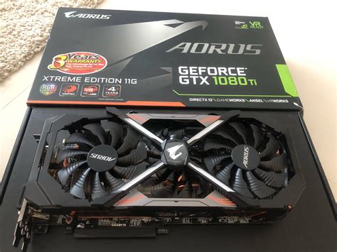 Gigabyte Aorus Gtx 1080ti extreme edition 11gb, Computers & Tech, Parts ...