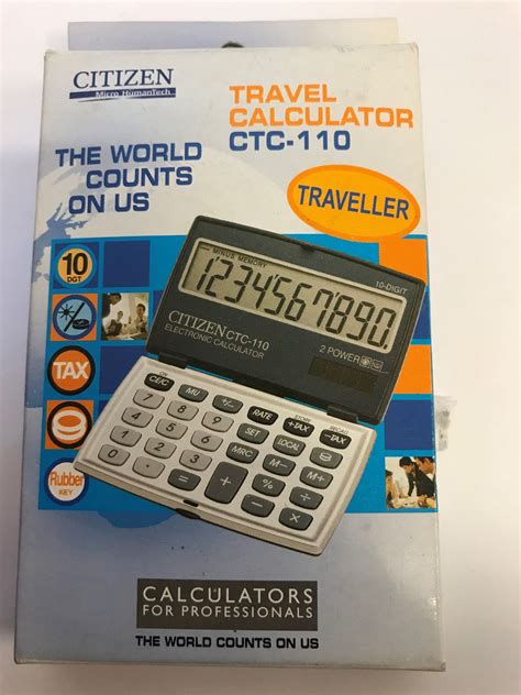 Citizen Ctc 110 Travel Calculator Calculators Direct Buy Calculators