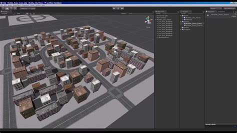 unity game engine modular city kit free youtube