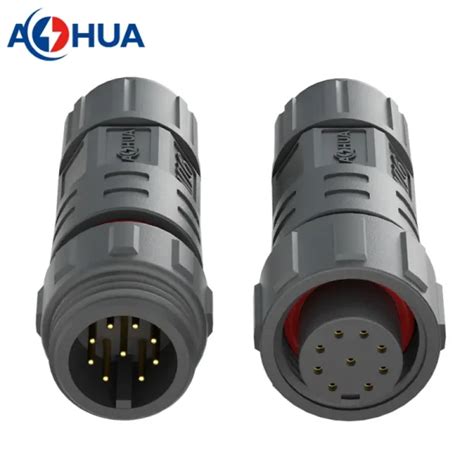Pin M Inline Male Female Assembly Solder Signal Data Wire Waterproof Ip Connector The