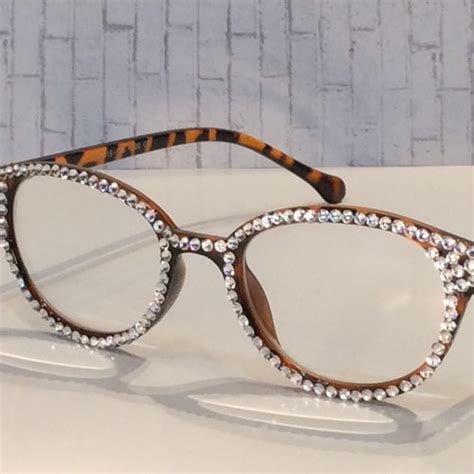 Swarovski Crystal Reading Glasses Etsy