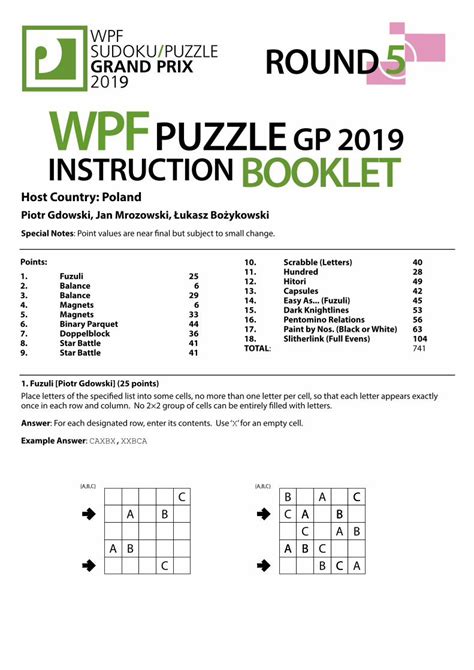 PDF WPF PUZZLE INSTRUCTION BOOKLET DOKUMEN TIPS