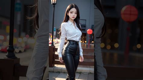 Seductive Leather Lookbook 4k Ai Art Lab Shorts