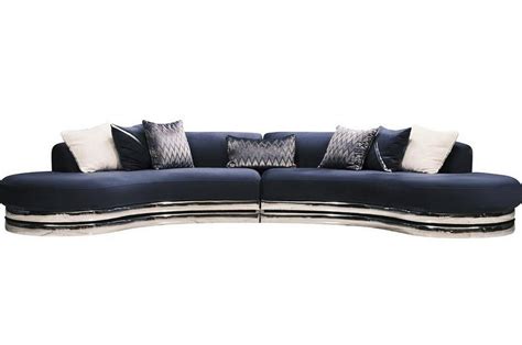 Jvmoebel Sofa Blau Sofa 5 Sitzer Polstersofa Großes Moderne Design 1