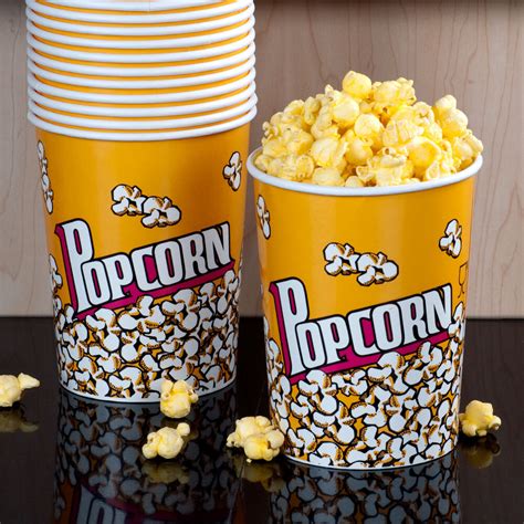 Carnival King 32 Oz Popcorn Cup 50 Pack