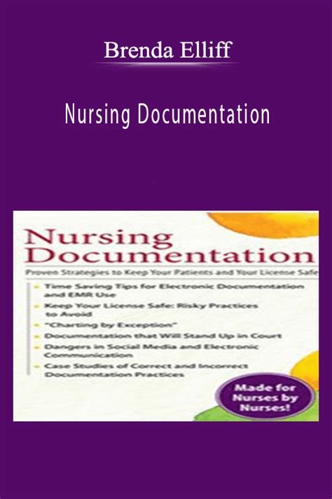 Brenda Elliff Nursing Documentation Proven Strategies To Keep Your