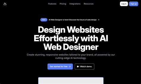 AI Web Designer Build Amazing Functional Websites Using AI In Minutes Using This AI Website
