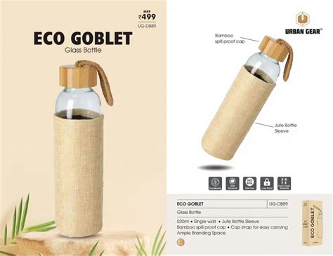 550 Ml Goblet Glass Water Bottle At Rs 399piece In Thane Id