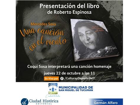 Presentar N En Vivo El Libro Mercedes Sosa Una Canci N En El Viento