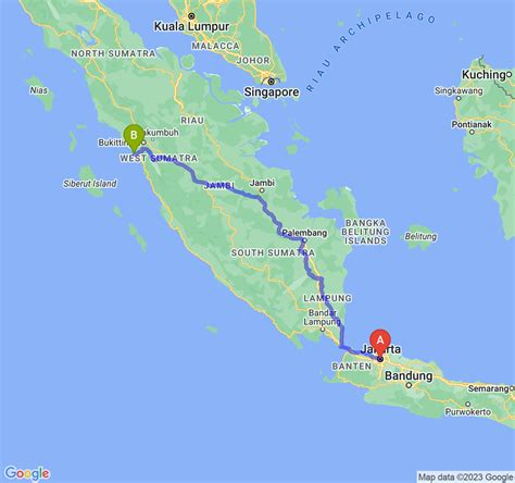 Jarak Dan Perkiraan Waktu Tempuh Dari Jakarta Ke Kota Pariaman Navi Id