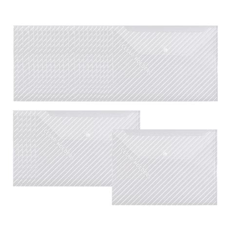 Kesoto 30Pcs A4 Document Bag Document Envelopes Large Capacity Reusable
