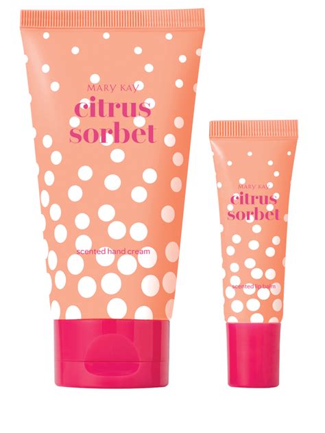 Limited Edition Mary Kay® Hand Cream And Lip Balm Set Citrus Sorbet